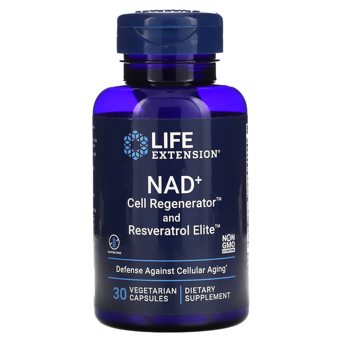 Life Extension, NAD+ Cell Regenerator and Resveratrol Elite - Veg ...