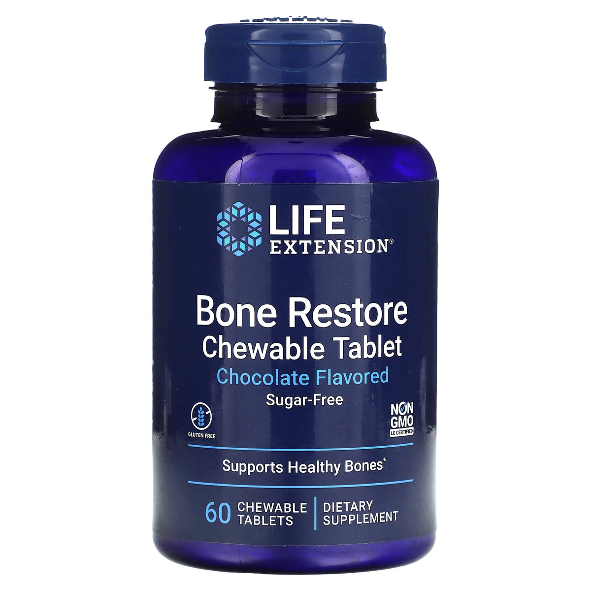 Life Extension, Bone Restore Chewable Tablets - Chocolate/Chewable ...