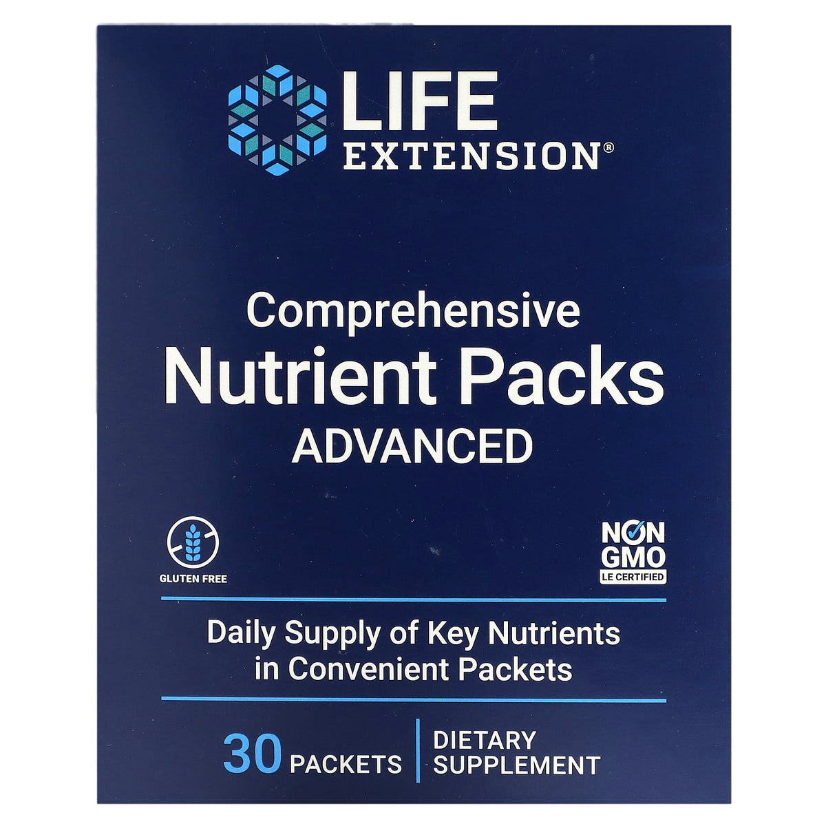 Life Extension, Comprehensive Nutrient Packs ADVANCED - Packets/30 ...