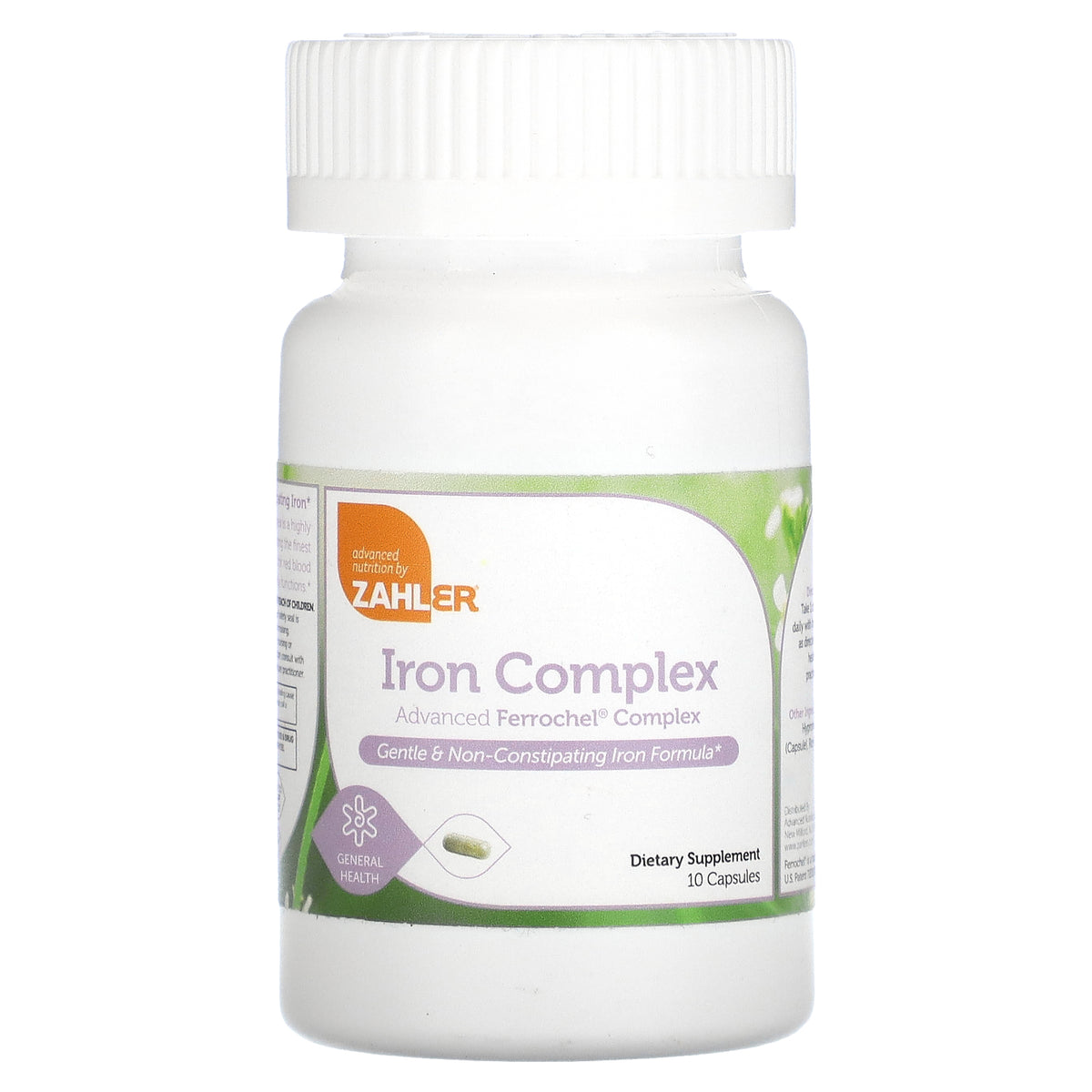 Zahler, Iron Complex, Advanced Iron Complex, Gentle & Non-Constipating ...